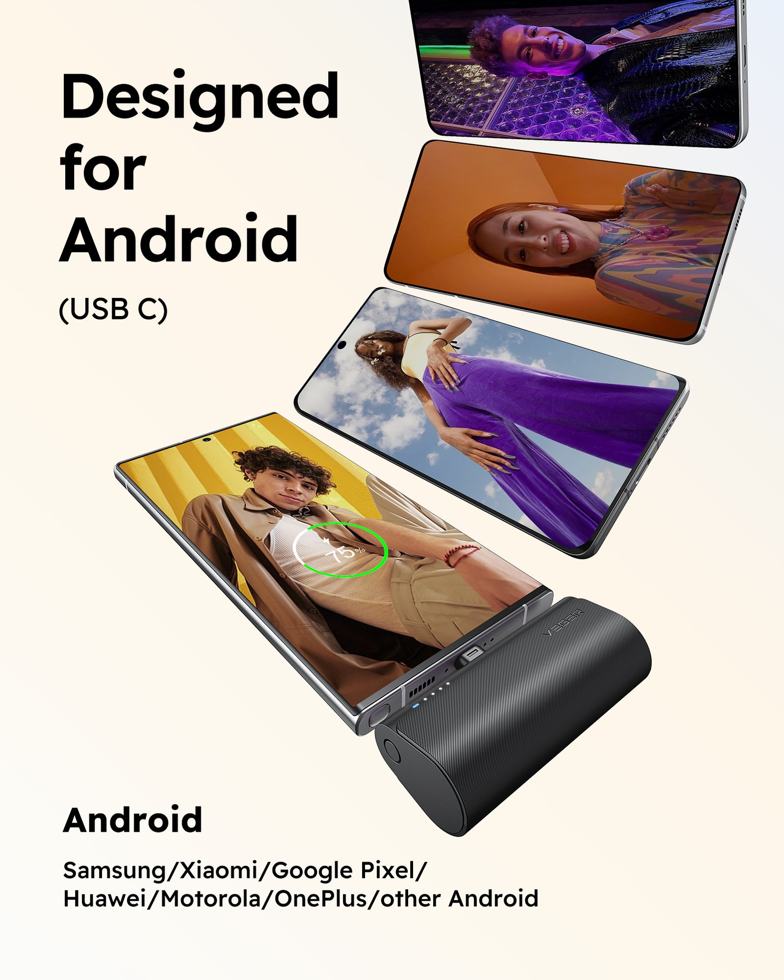 VP-0556 Mini Portable Charger, 5,000mAh Fast Charging 20W Power Bank ...